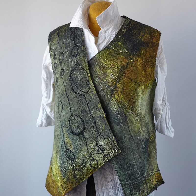Felt Vest - Etsy