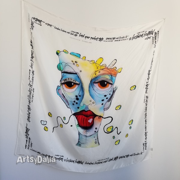 Crop Top Stylish Wearable Art-hand-painted Silk Silk,artisanally Made ...