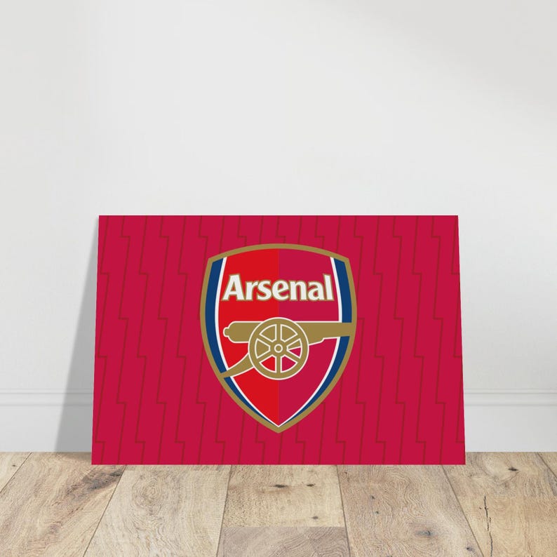 Arsenal Foam Print: Modern Soccer Fan Wall Art, Lightweight Decor - Etsy