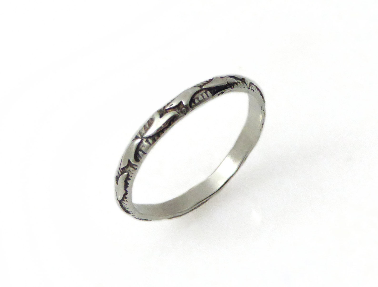 Moroccan wedding ring. Tribal ethnic silver ring. Delicate | Etsy