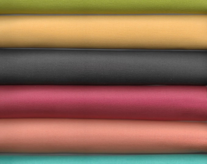 Prairie by Corey Yoder Coordinates of Bella Solids Moda Fabrics 6 Fat ...