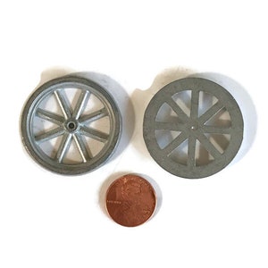 Spoked Metal Toy Wheels: Vintage Style, USA Made (set of 4) - Etsy