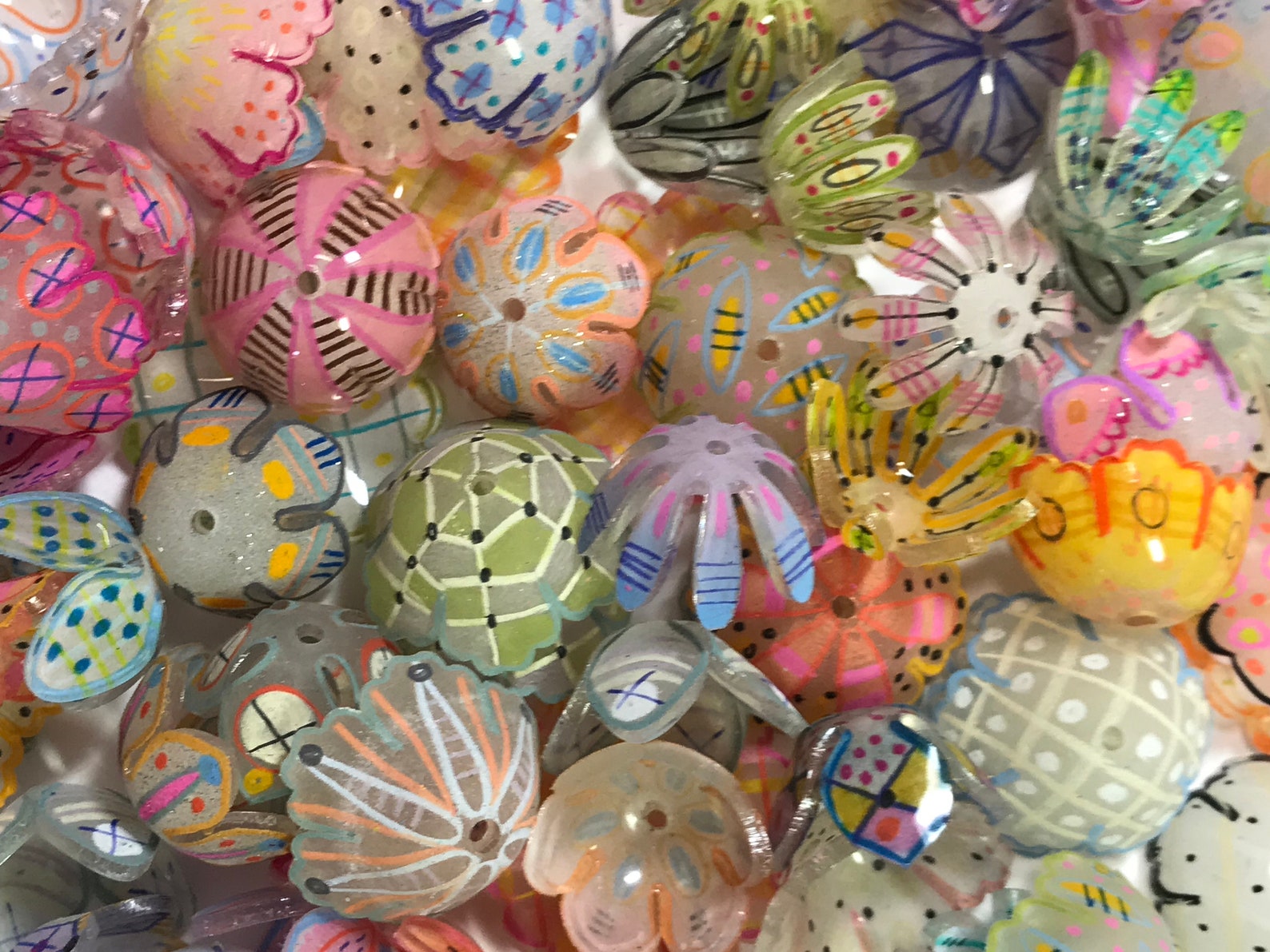 Shrink Plastic Mold for Domed Bead Making - Etsy