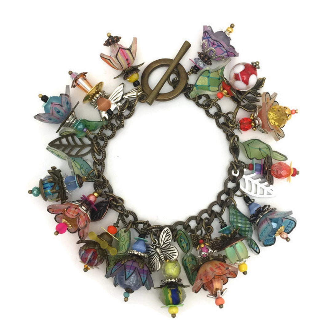 Online Shrink Plastic Charm Bracelet Bead Making Class and Kit julie ...