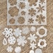 28, Pre-cut Shrink Plastic Flower Shapes in Sheets - Etsy