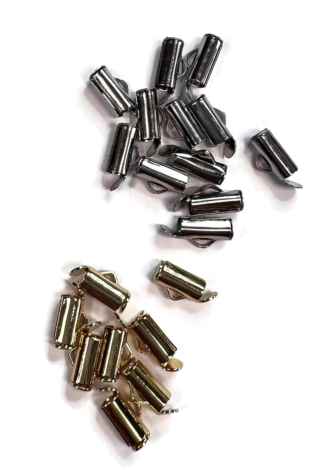 Slide Bead End Caps 10 Count Pick Silver or Gold - Etsy
