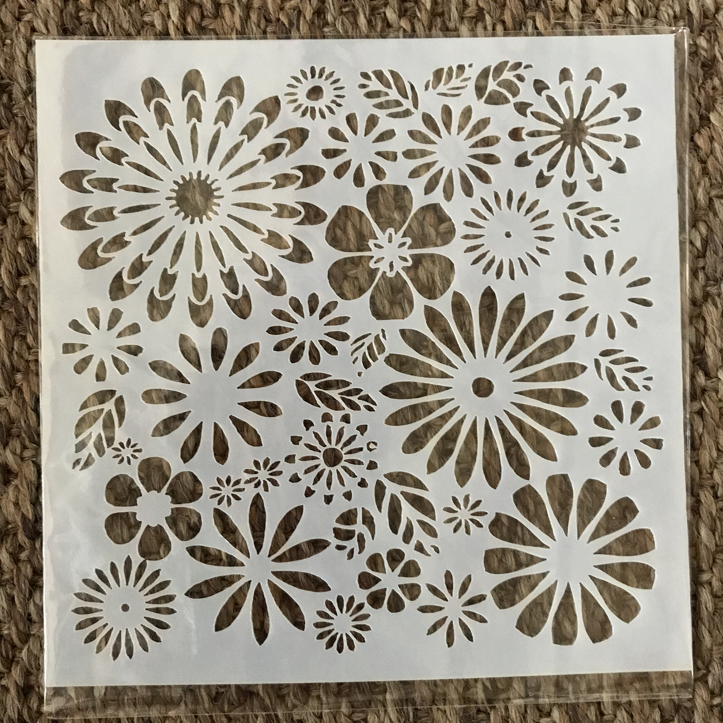 Stencil Designs Of Flowers