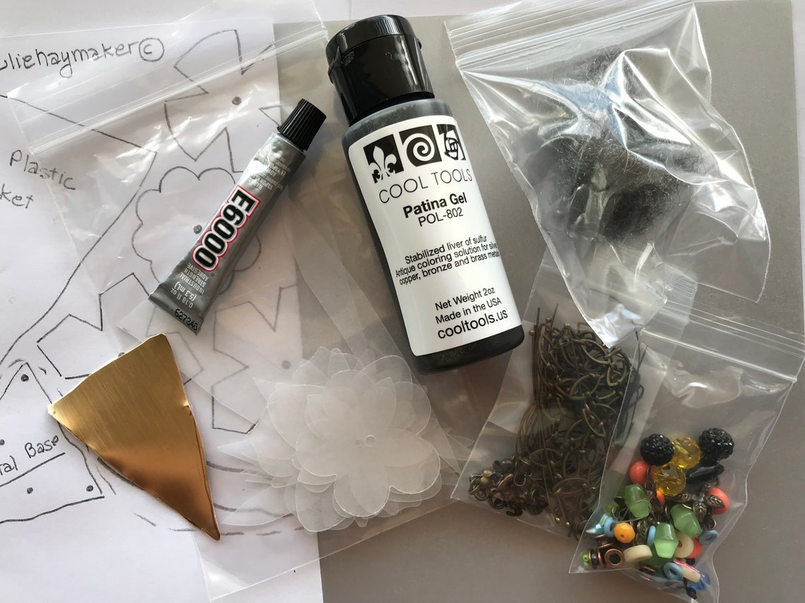 Shrink Plastic Class and Handmade Bead Making Pendant by Julie - Etsy