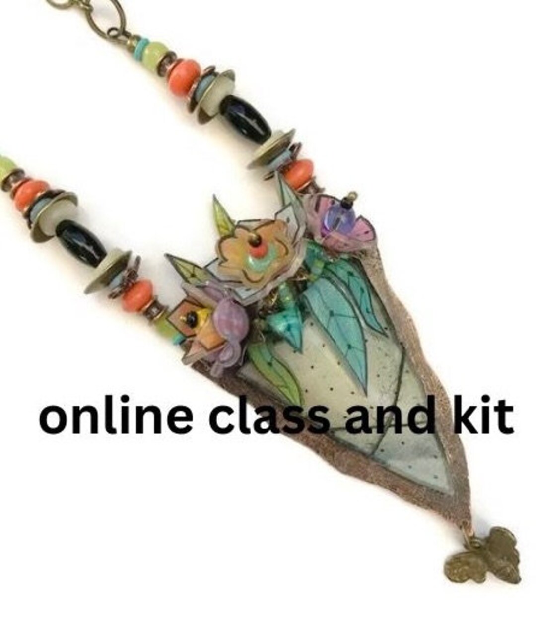 Shrink Plastic Class and Handmade Bead Making Pendant by Julie Haymaker ...