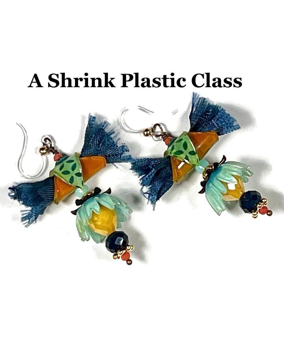 Shrink Plastic Earring Class and Kit - Etsy