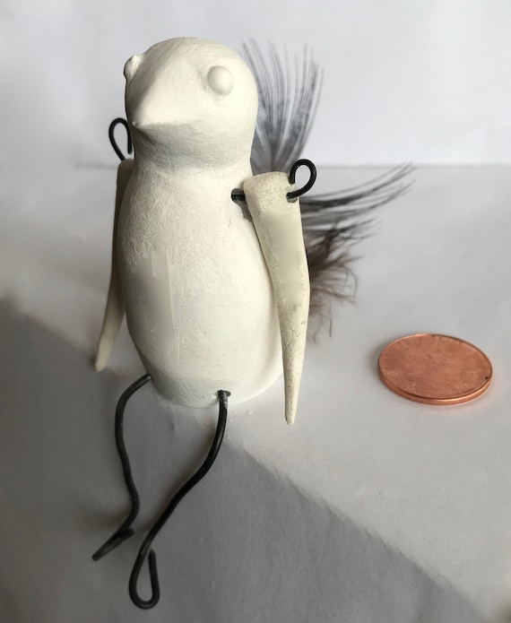 Perched Bird Plaster Craft - Etsy