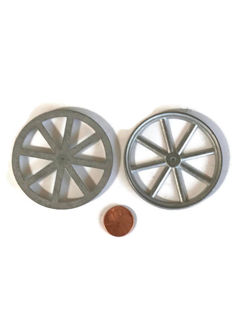 Spoked Metal Toy Wheels: Vintage Style, USA Made (set of 4) - Etsy