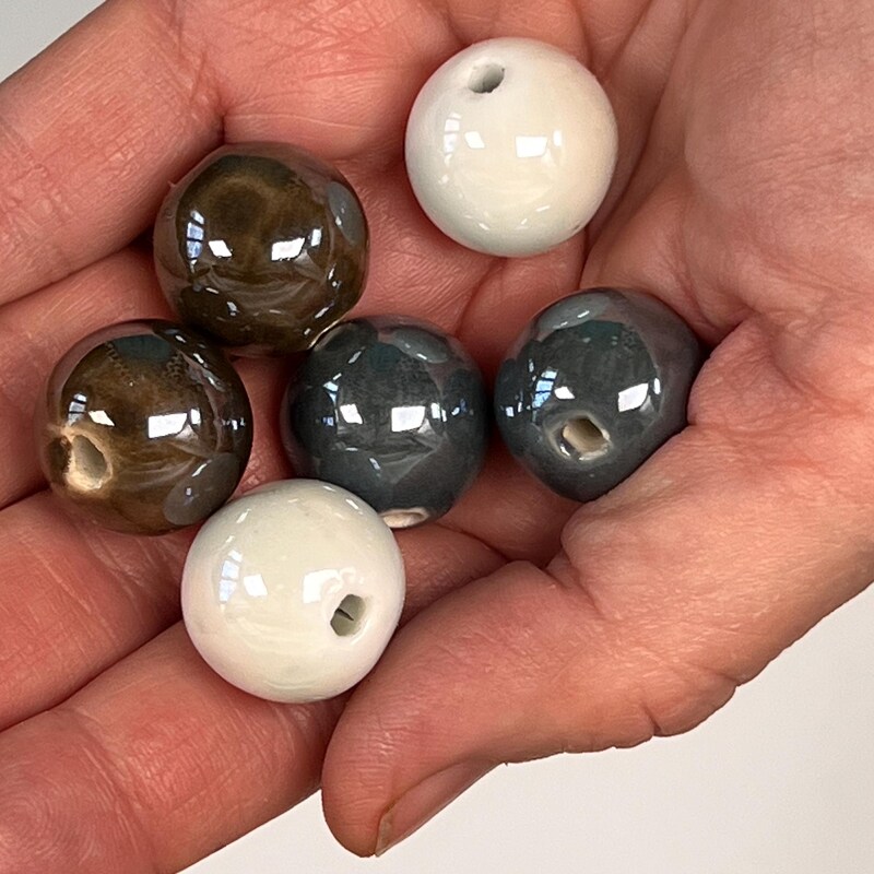 Large Ceramic Beads - Etsy