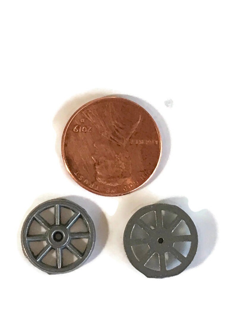 Spoked Metal Toy Wheels: Vintage Style, USA Made (set of 4) - Etsy