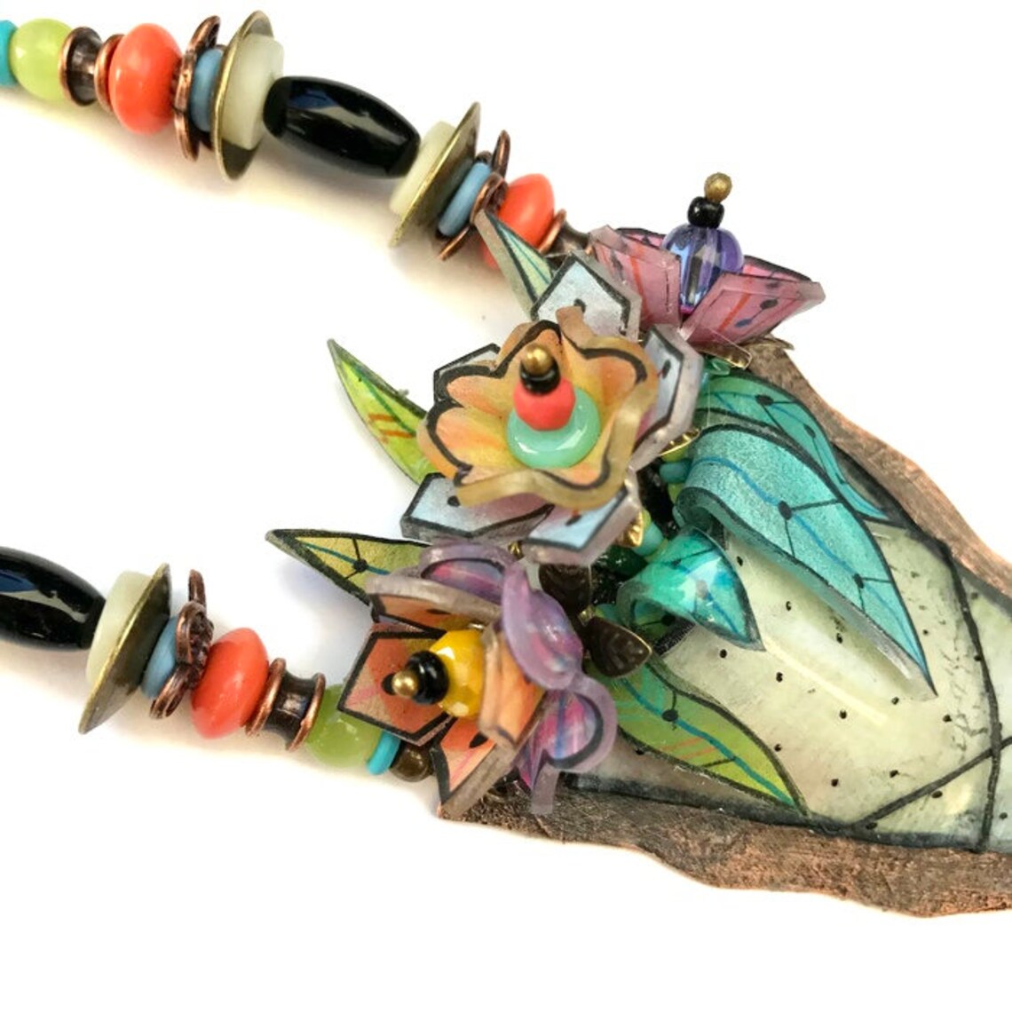 Shrink Plastic Class and Handmade Bead Making Pendant by Julie - Etsy