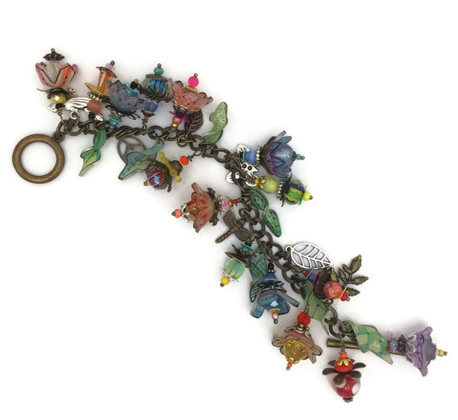 Online Shrink Plastic Charm Bracelet Bead Making Class and Kit -julie ...