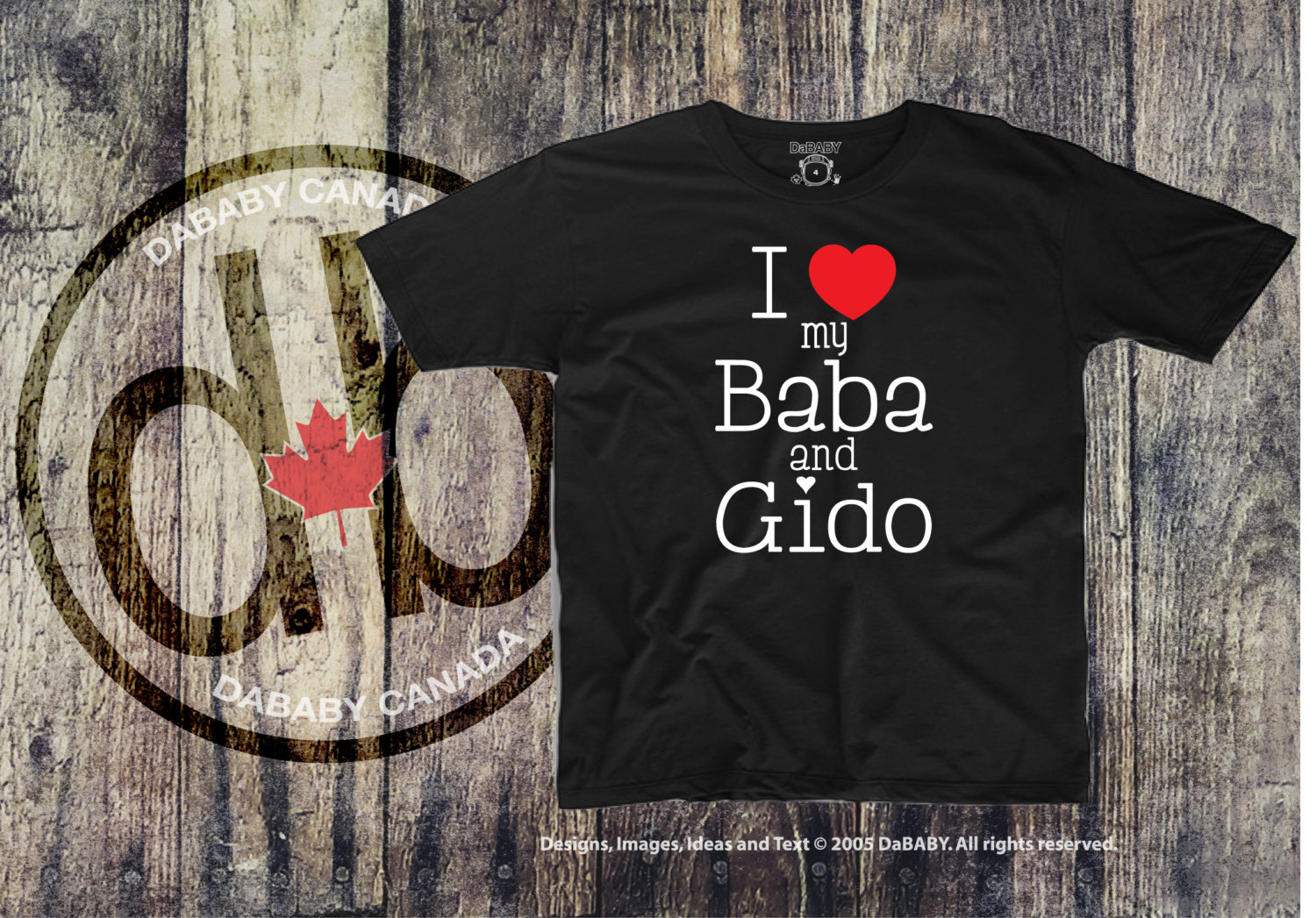 I Love My Baba and Gido Bodysuit, I Love My Baba & Gido T-shirt ...
