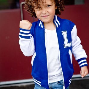 Toddler Varsity Jacket, Personalized Kids Back to School Varsity Style ...