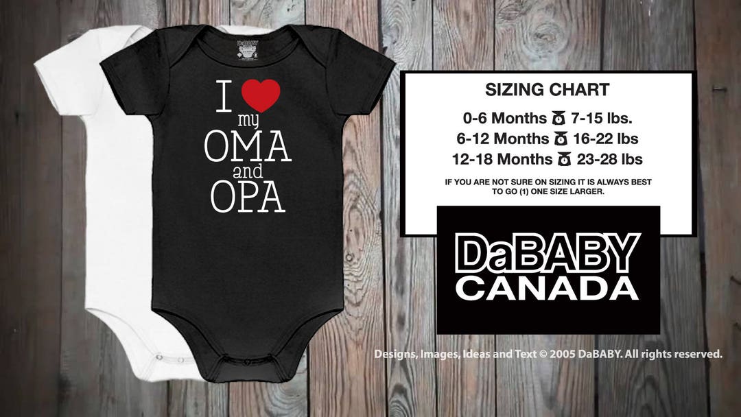 I Love My Oma & Opa Bodysuit, Grandparent Bodysuit, Pregnancy Announcement Gift, Oma and Opa ...