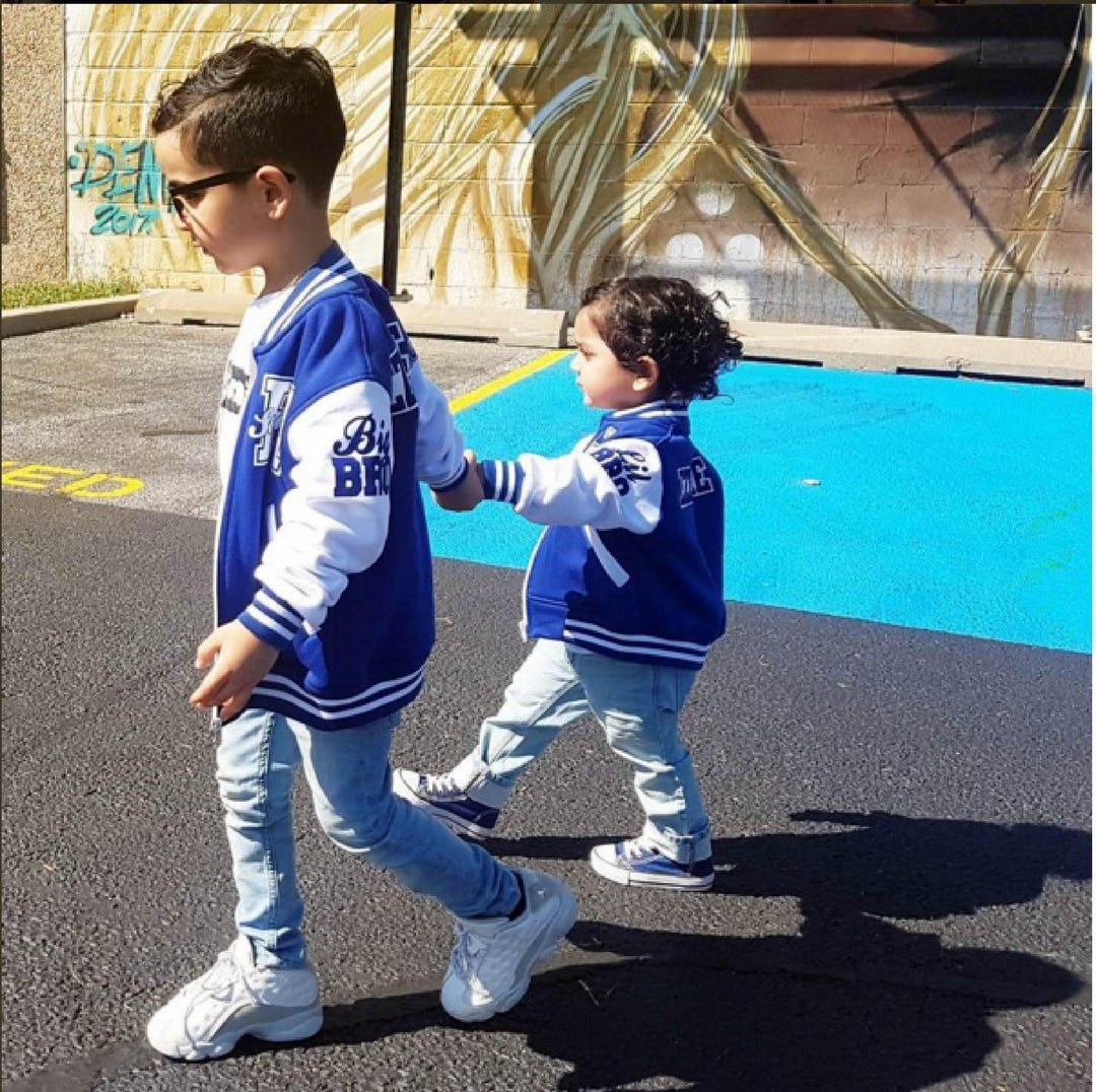 Personalized Toddler Varsity Jacket: Baby Letterman Jacket, Back to ...