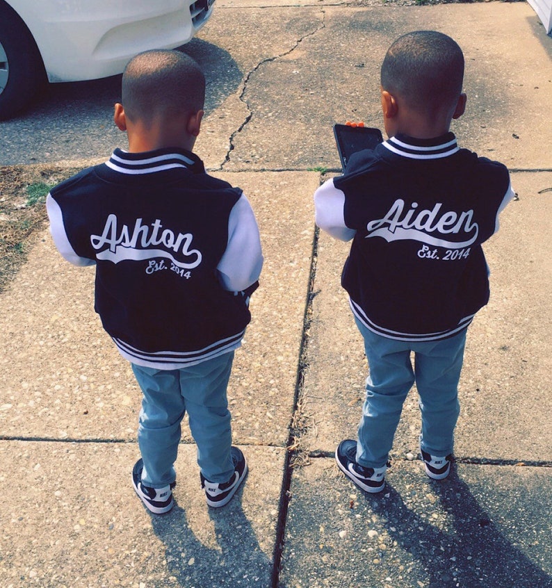 Matching Varsity Jacket for Siblings Family Lettermen | Etsy