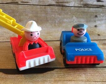 Vintage Fisher Price Little People Pool Lounge Chairs and Blue | Etsy