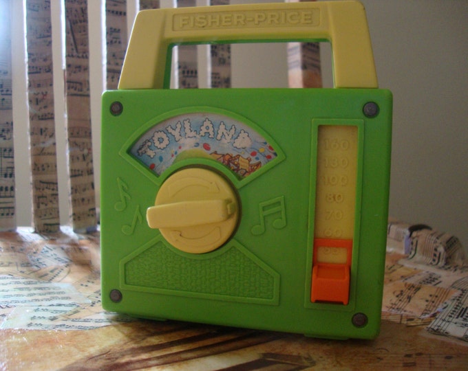 Fisher Price Toyland Radio Vintage Fisher Price Musical Wind up Toy - Etsy