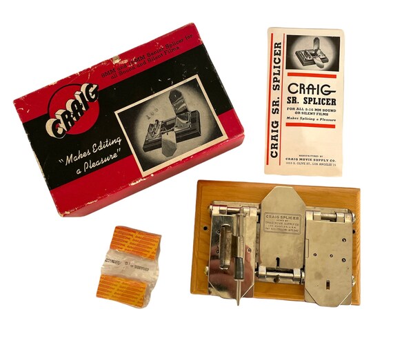 Vintage Craig Senior Splicer for 8MM and 16MM Sound and Silent | Etsy
