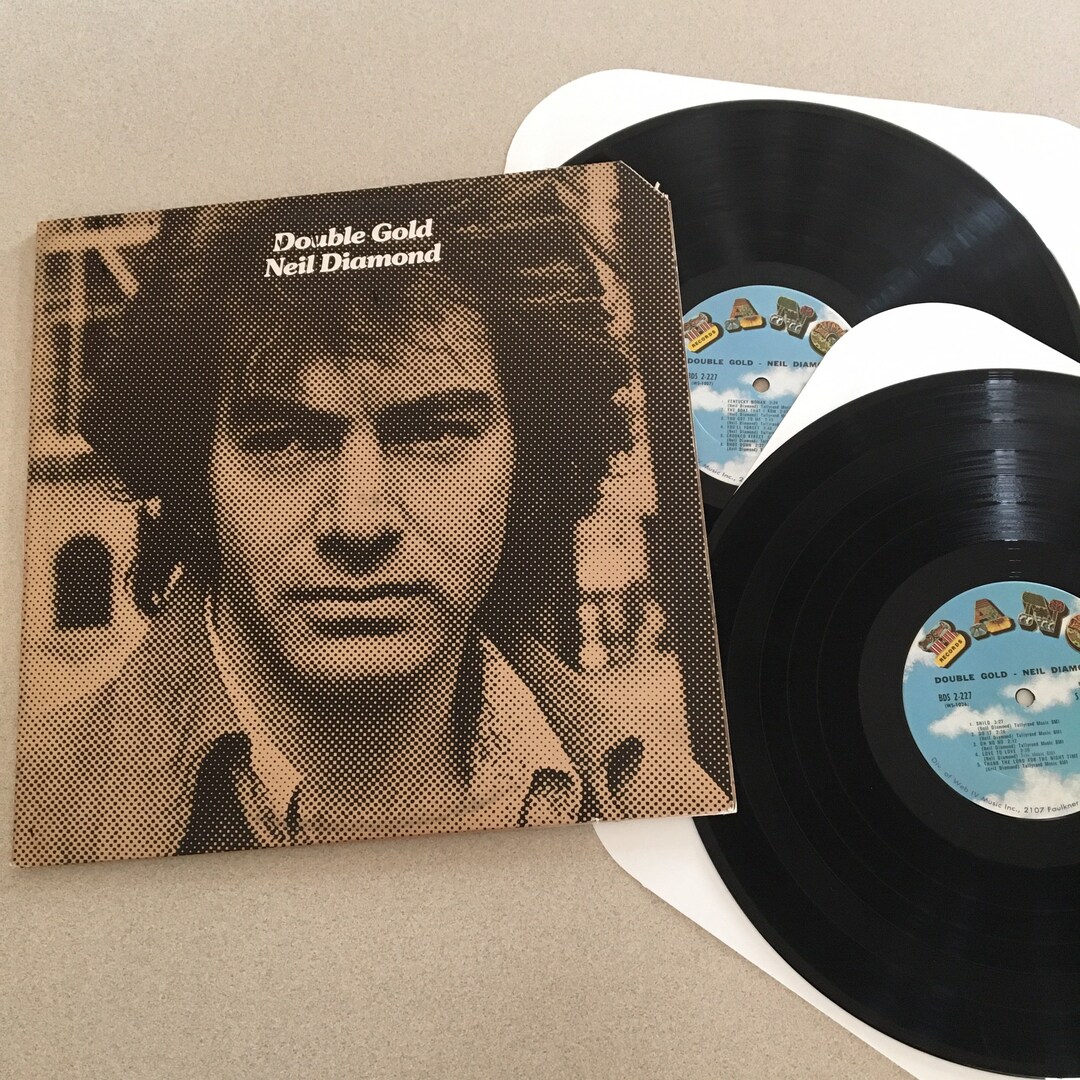Neil Diamond Double Gold, 2XLP Vintage Vinyl Released 1973 Bang Records ...
