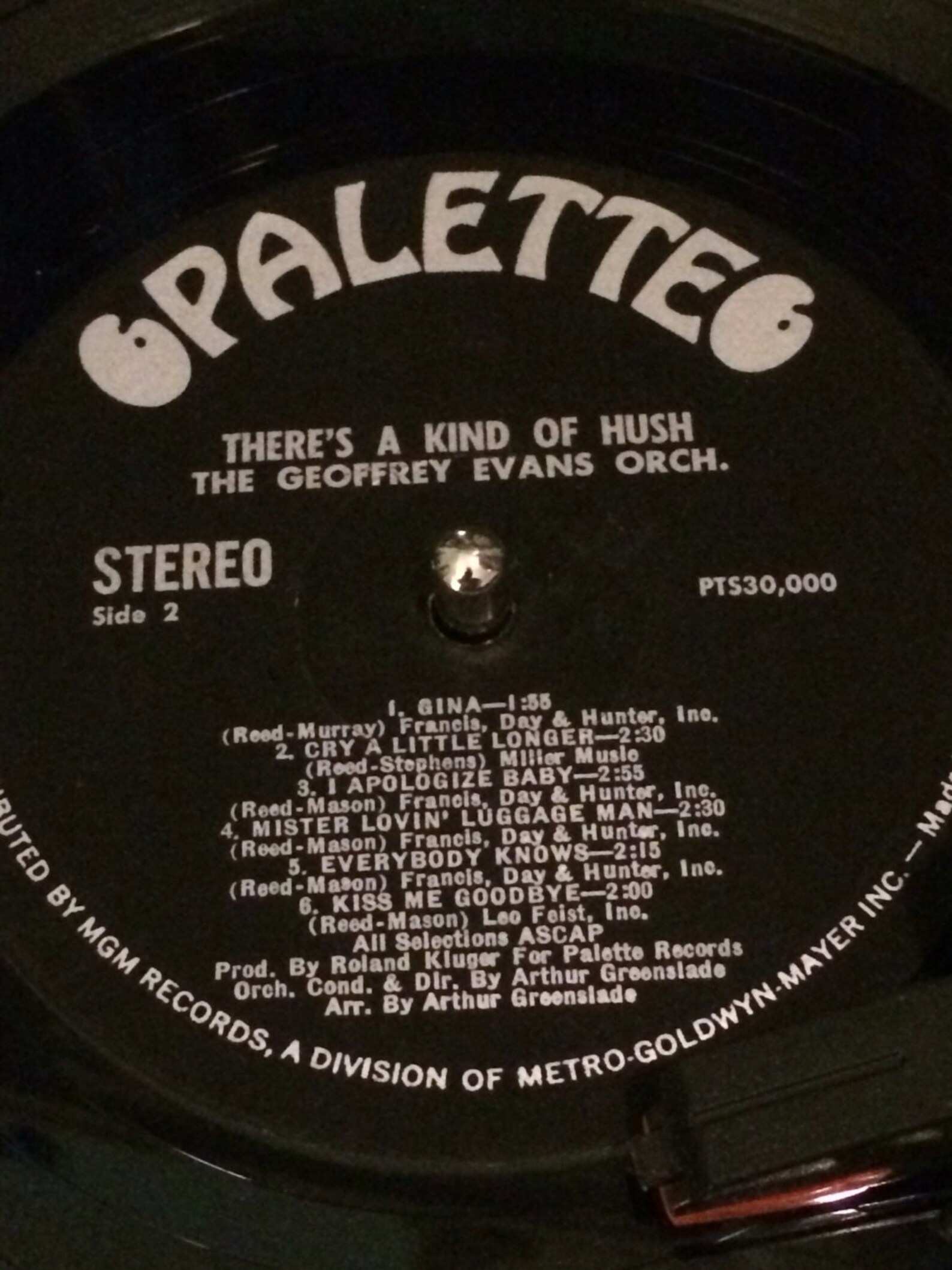 Vintage Album Kind of Hush the Music of Les Reed Played by the - Etsy