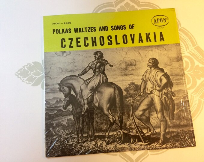 Vintage Vinyl LP Polkas Waltzes and Songs of Czechoslovakia Sung by ...