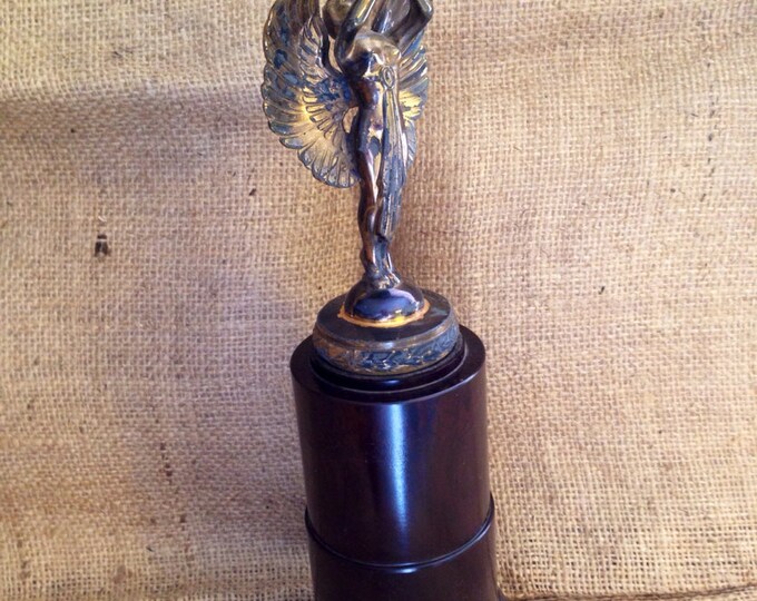 Vintage Trophy Winged Woman Holding Victory Wreath - Etsy