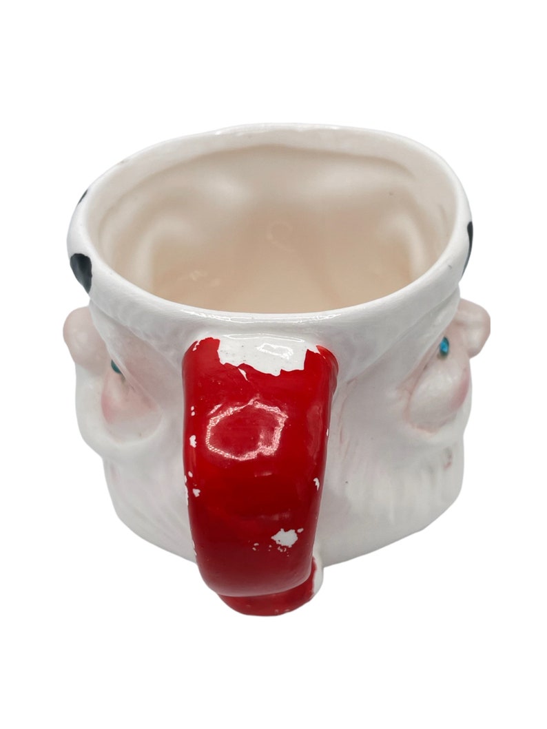 Vintage Winking Double Face Santa Mug With Rhinestone Eye Two - Etsy