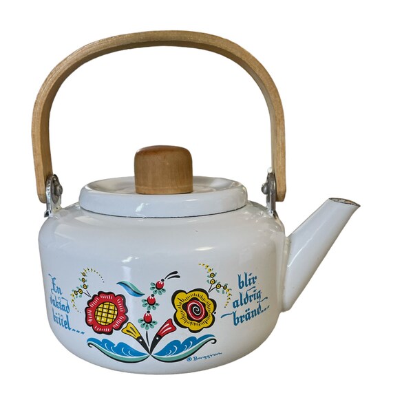 Painted Tea Pot - Etsy