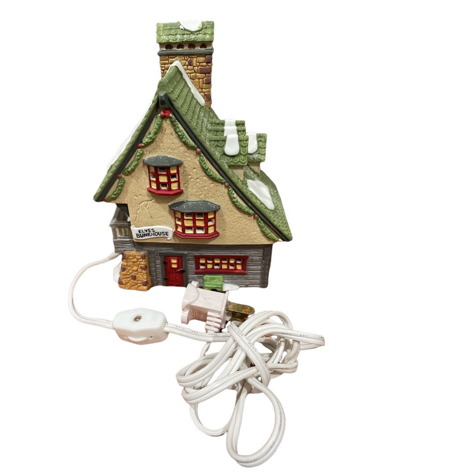 Department 56 Elf Bunkhouse North Pole Series Retired 1996 - Etsy
