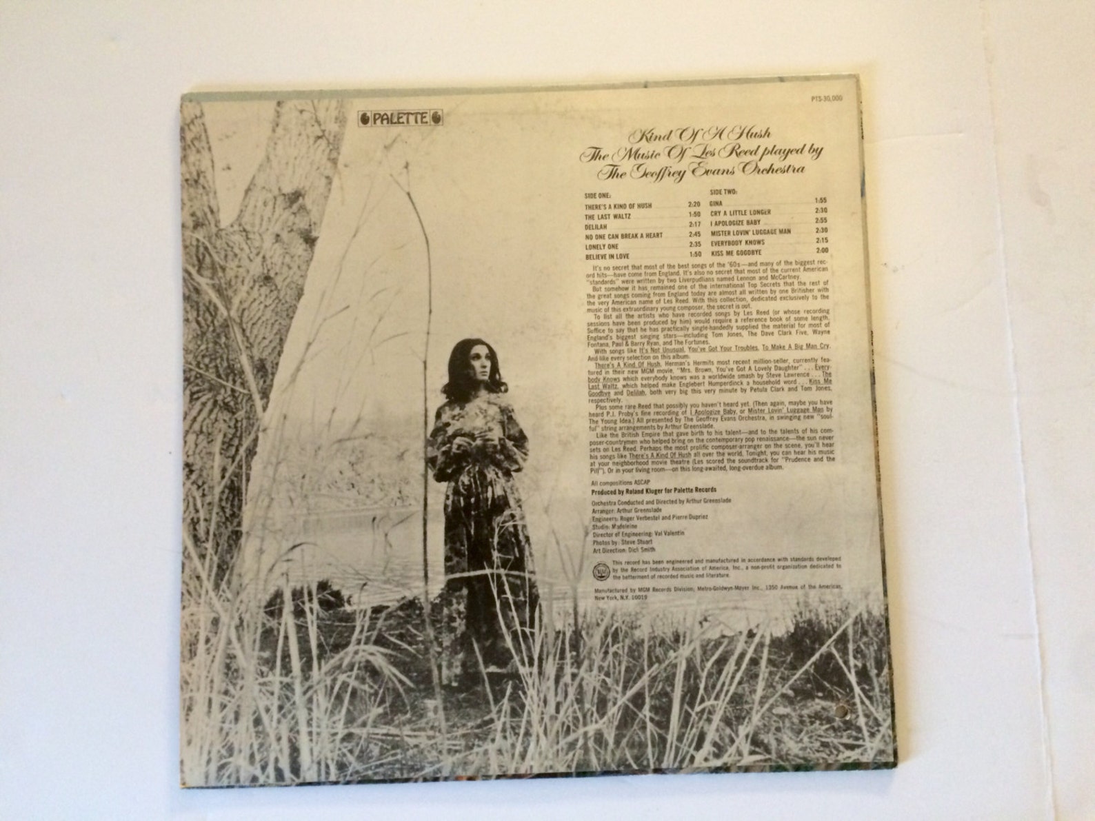 Vintage Album Kind of Hush the Music of Les Reed Played by the - Etsy