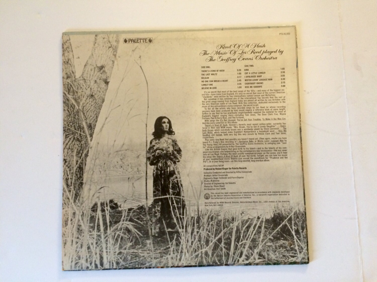 Vintage Album Kind of Hush the Music of Les Reed Played by the - Etsy