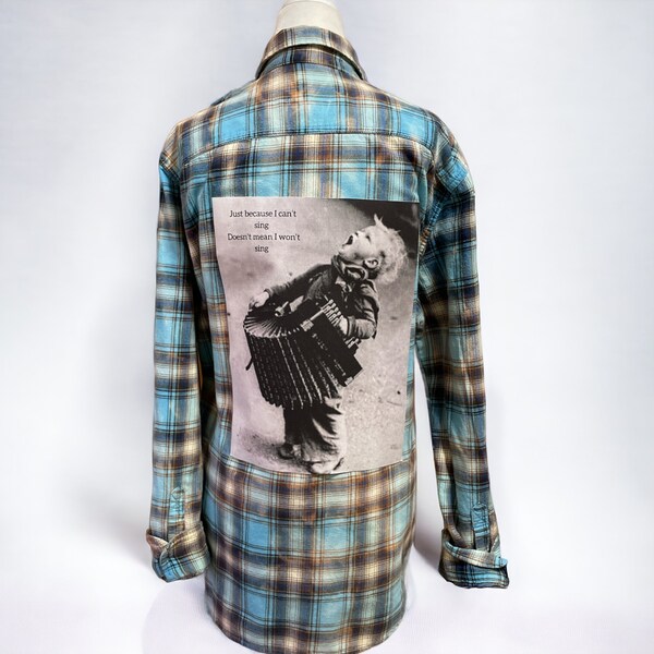 Bleached Flannel - Etsy