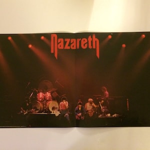 Nazareth 'snaz it's Naz Vintage LP Vinyl Album Double Live Album With ...