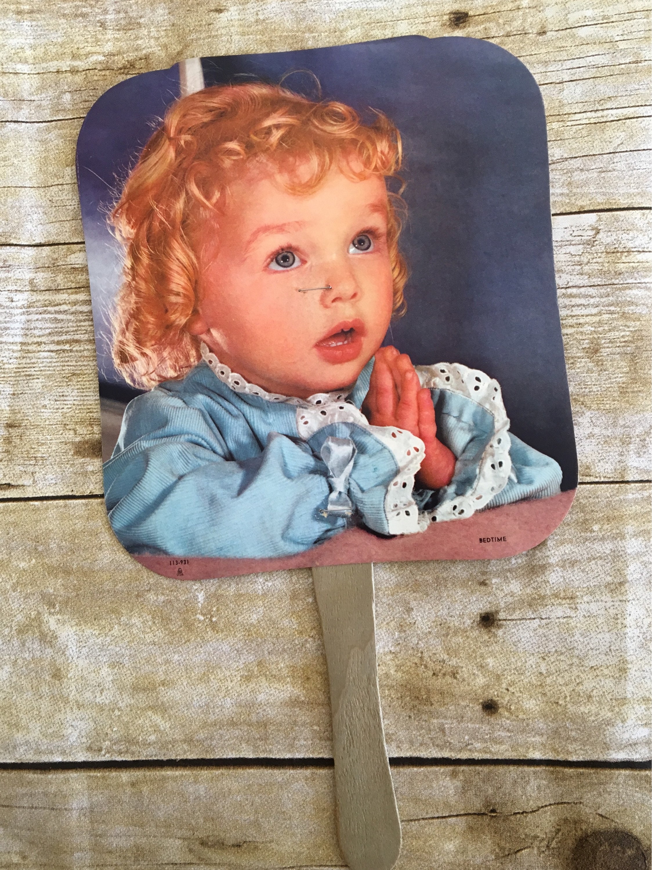 Vintage Advertising Fan, 1950s Cardboard Hand Fan on Stick, Pella ...