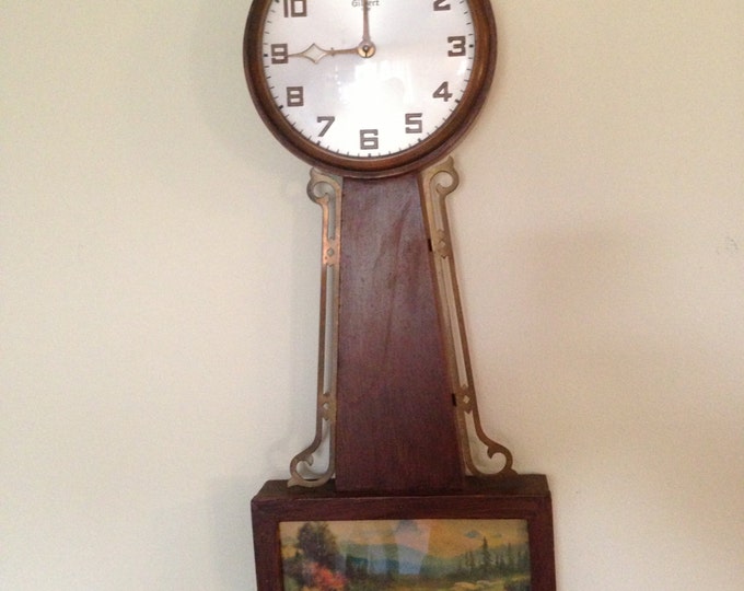 Vintage Gilbert 1807 Banjo Wall Clock - Etsy