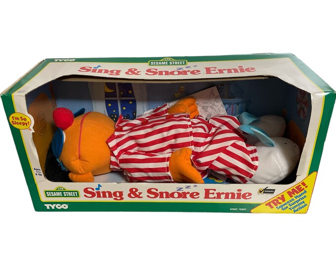 Vintage Sing and Snore Ernie With Box and Instructions Complete and ...