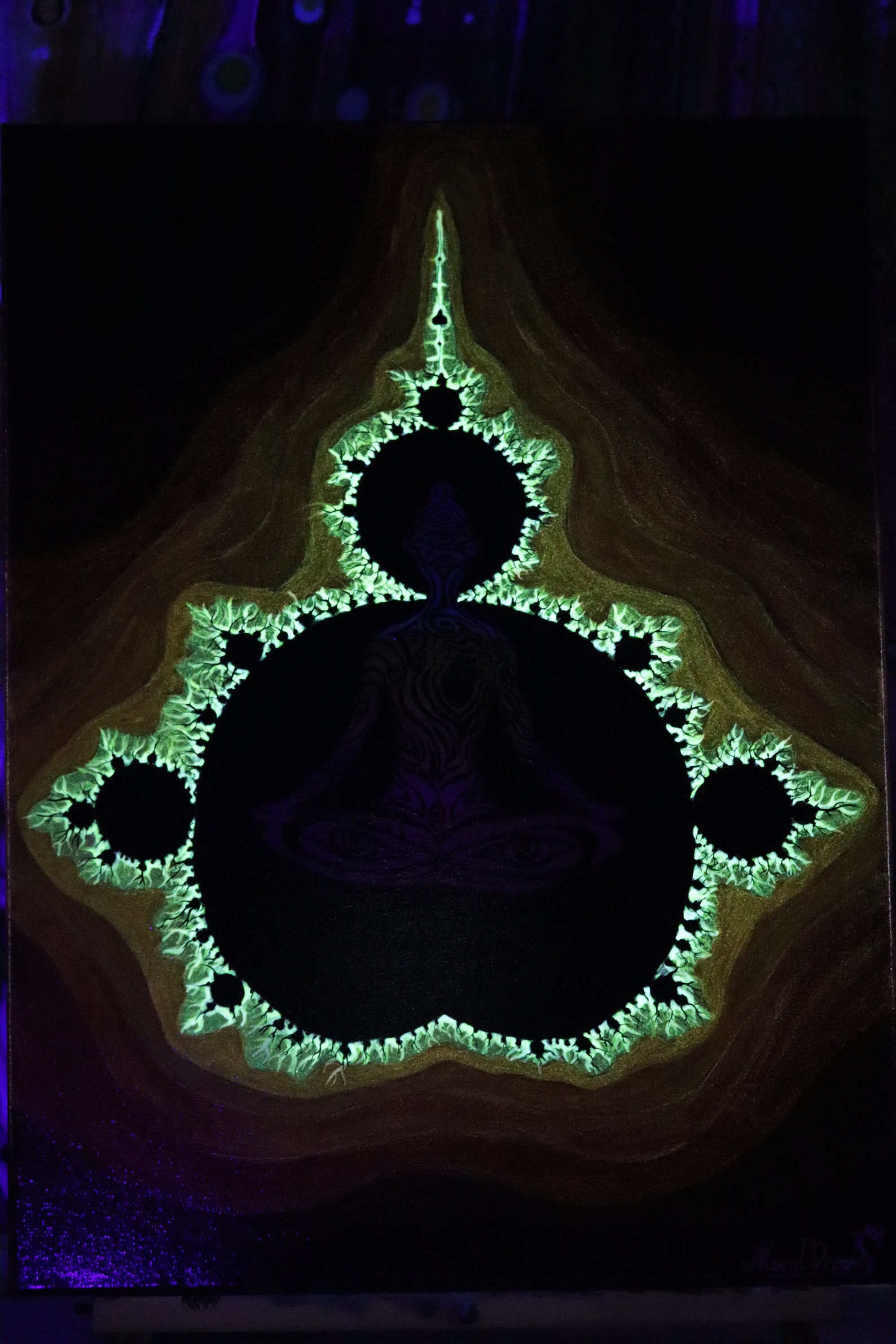 Mandelbrot Set Meditation/ Original Acrylic Painting - Etsy