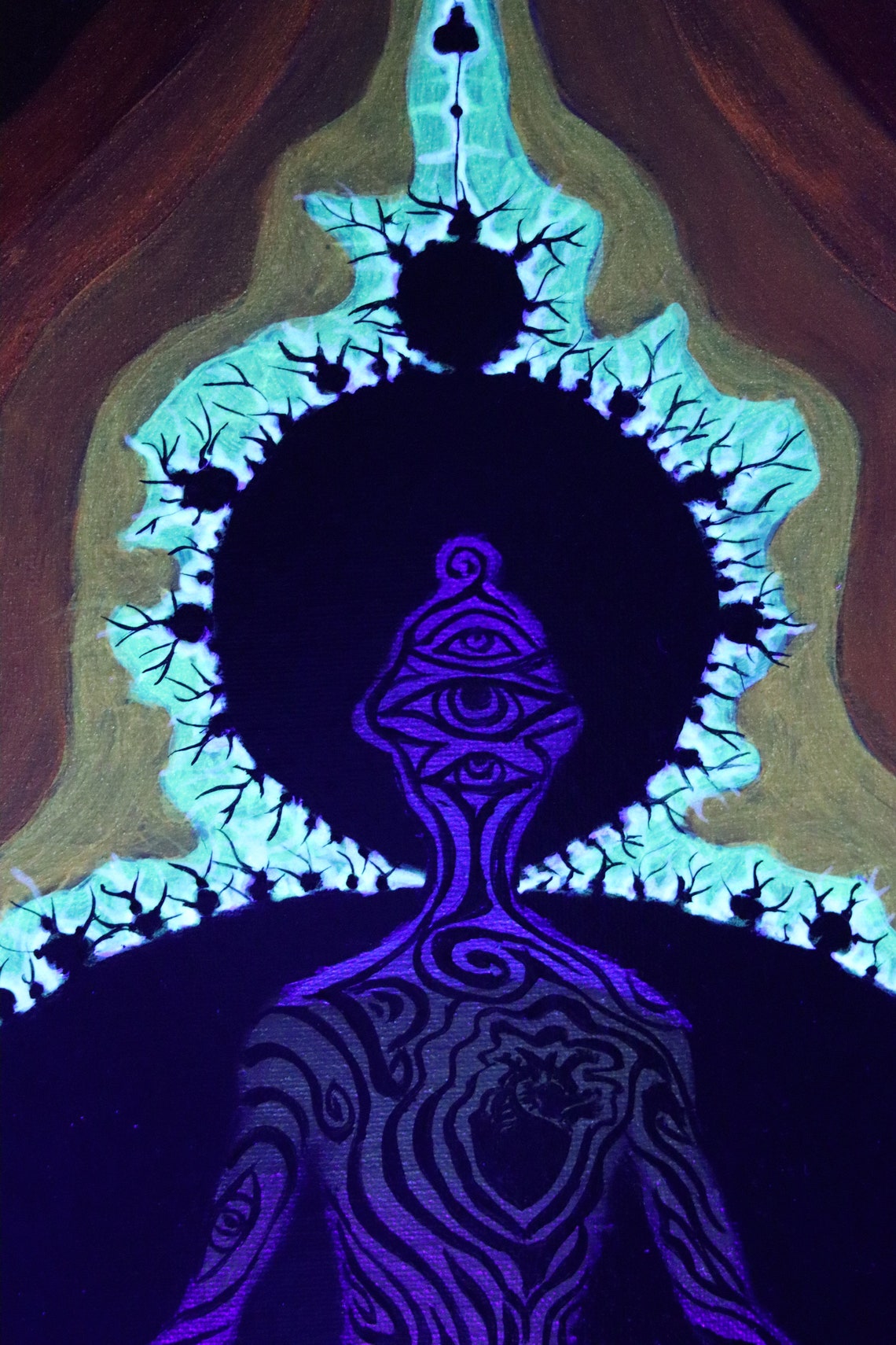 Mandelbrot Set Meditation/ Original Acrylic Painting - Etsy