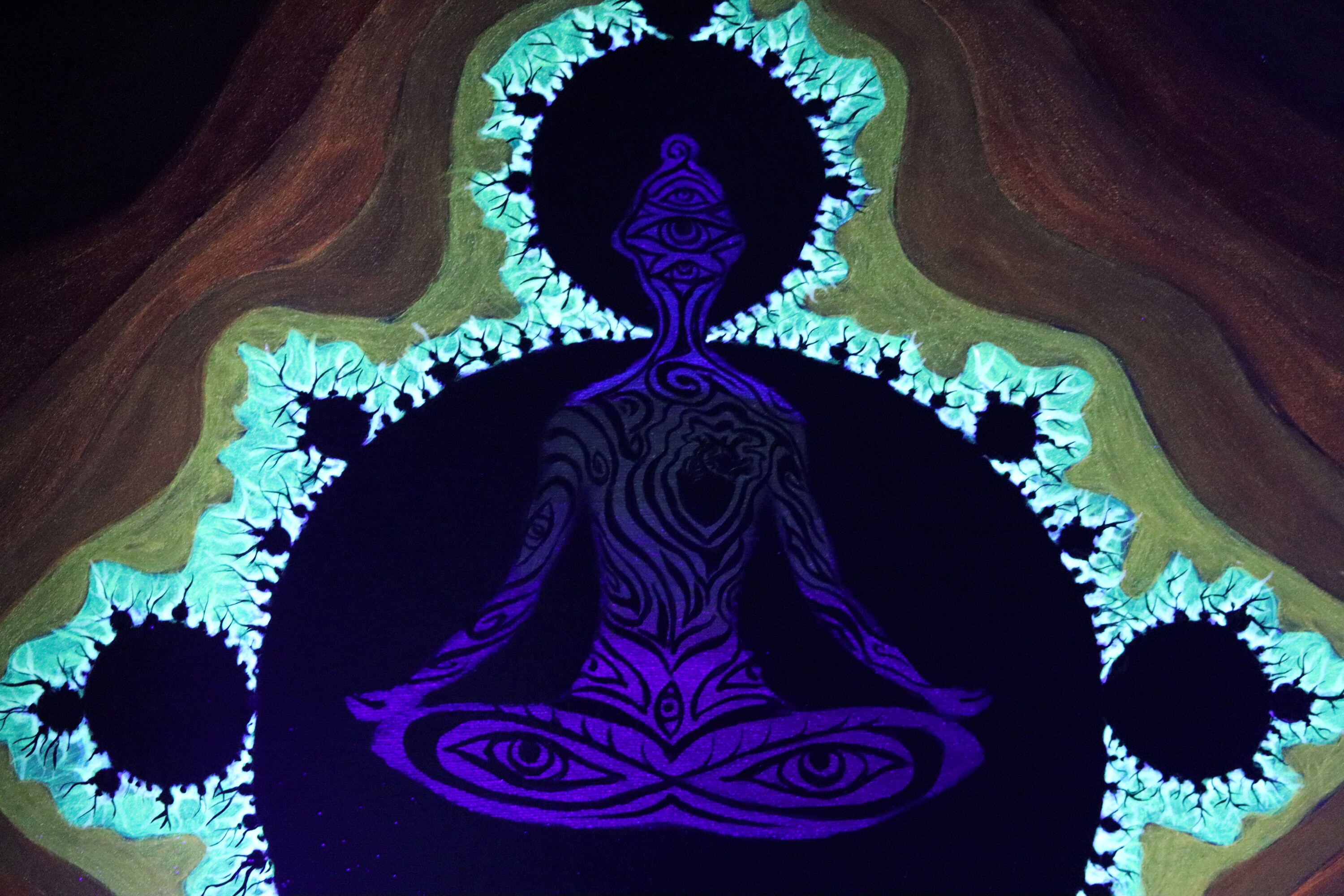 Mandelbrot Set Meditation/ Original Acrylic Painting - Etsy