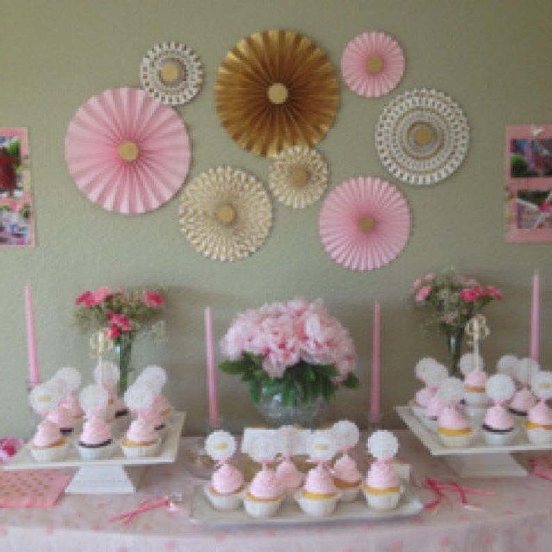 Pink and Gold Birthday Pink and Gold Backdrop Pink and | Etsy