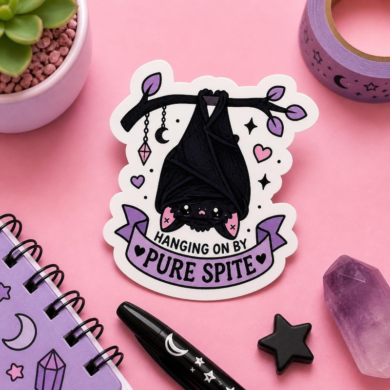 Waterproof Goth Stickers - Etsy