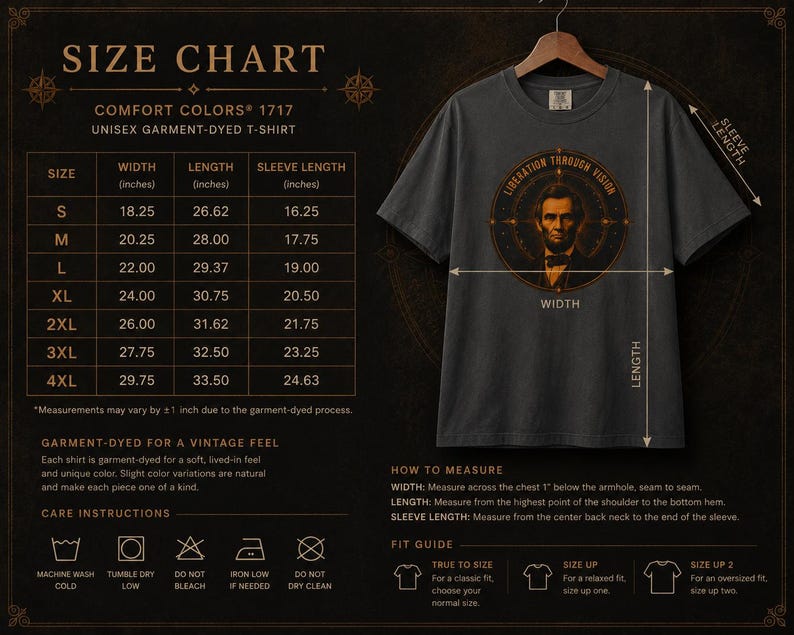 Abraham Lincoln Liberation Through Vision Tee, Vintage Americana ...