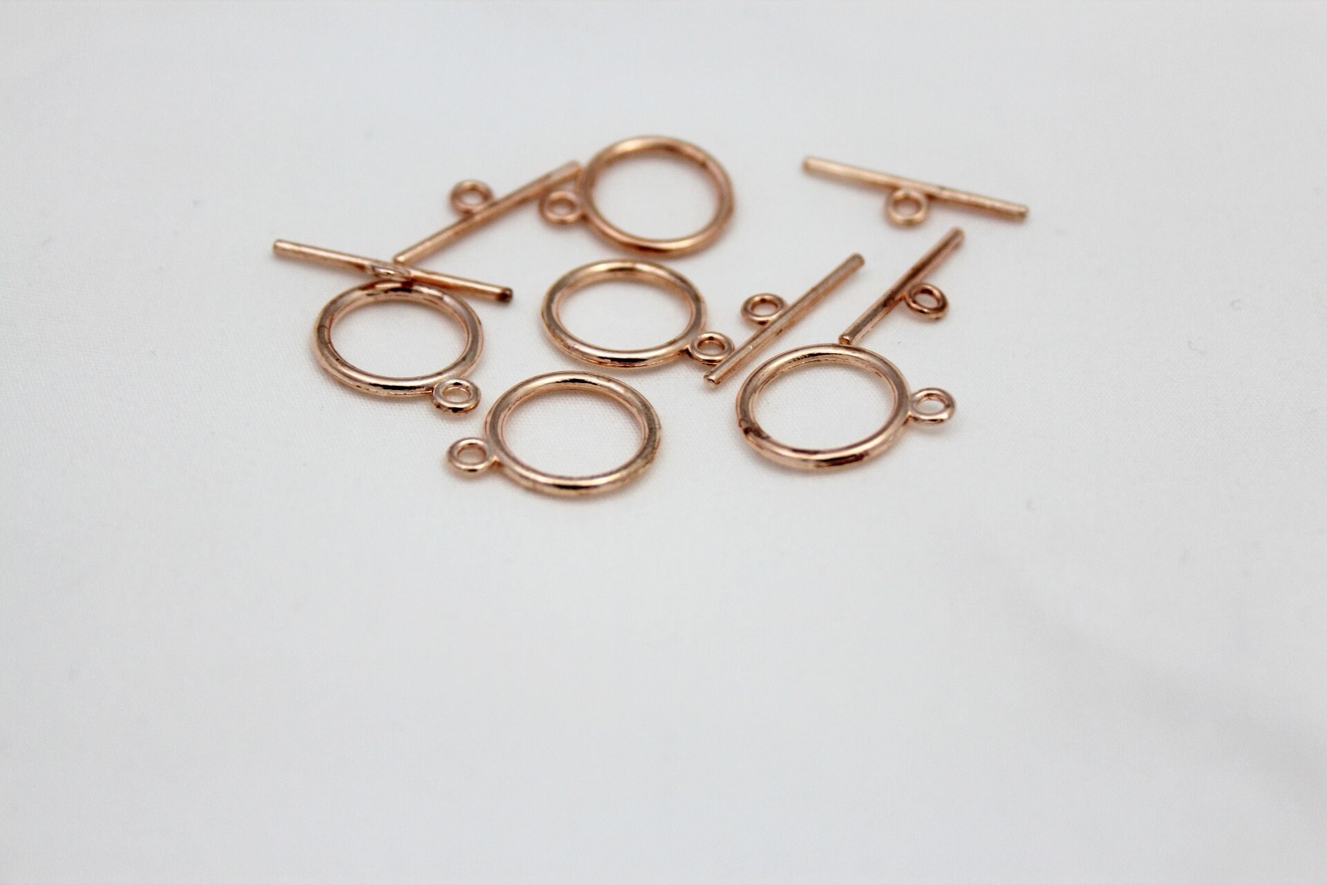 5 Sets Rose Gold Toggle Clasps 15x2mm 21mm Bar FND0070 | Etsy