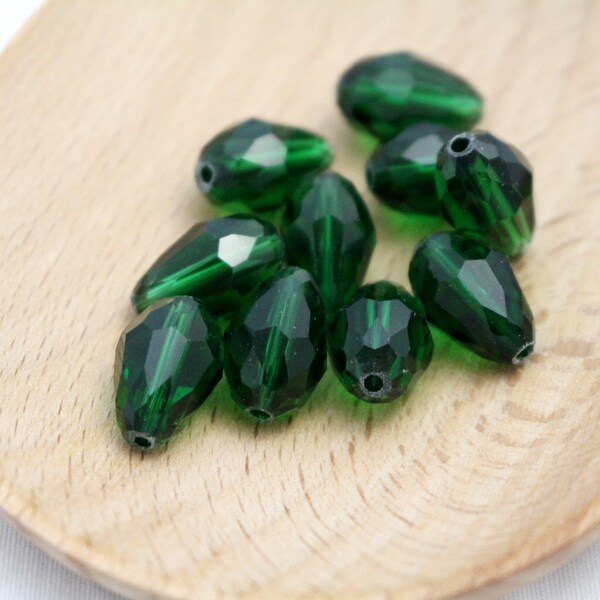 Green Teardrop - Etsy